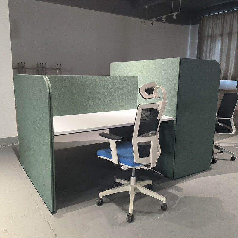 High-end Green Fabric Office Workstation Cubicles Workstation Partition ...