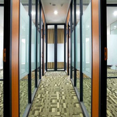 Full Height Office Partition Walls Interior Thickness 12mm Glass Room ...
