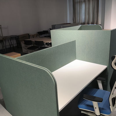 High-end Green Fabric Office Workstation Cubicles Workstation Partition ...