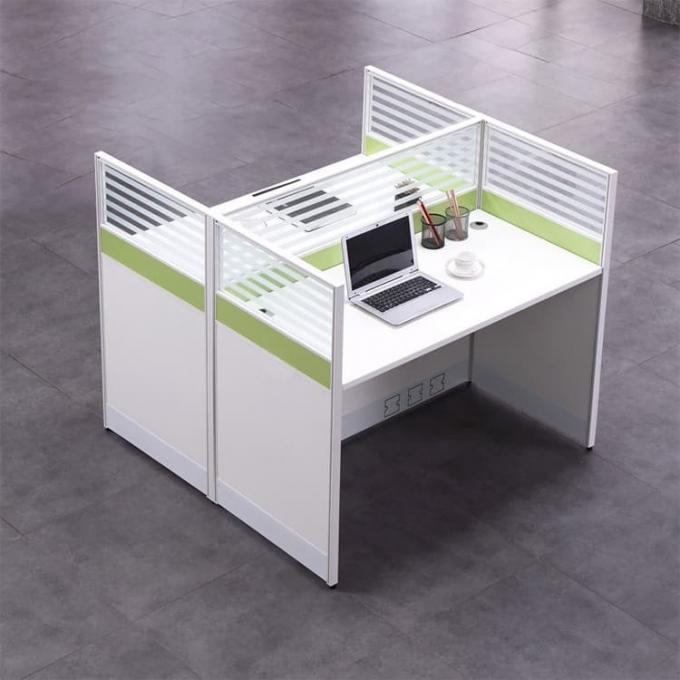 Cubicle Office Workstation Desks Call Center 2400mm 4 Person ...