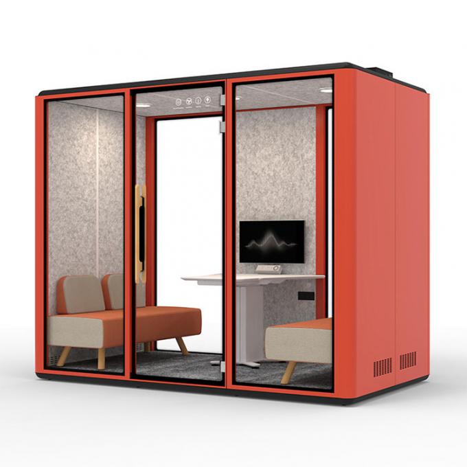 Acoustic Silent Office Privacy Pods Convertible Office Telephone Booth